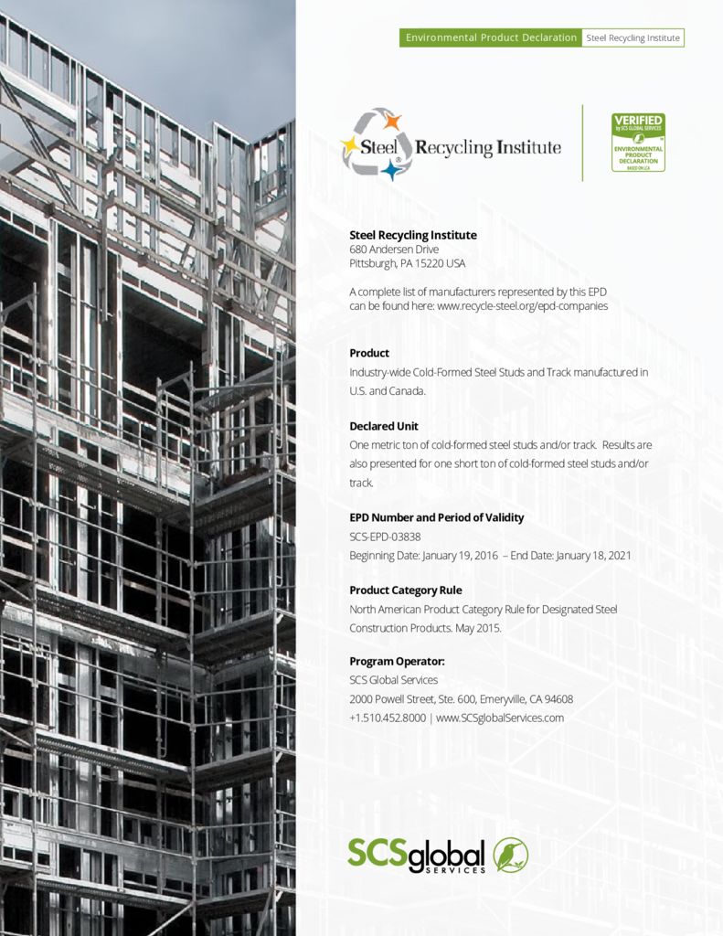 LEED Documents - Steel Construction Systems