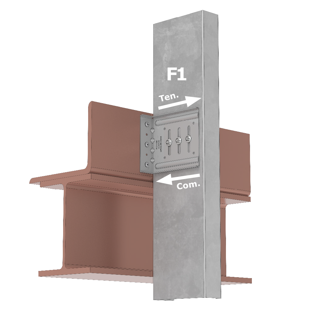 PLC4 - Bypass Slab Slide Clip - Steel Construction Systems