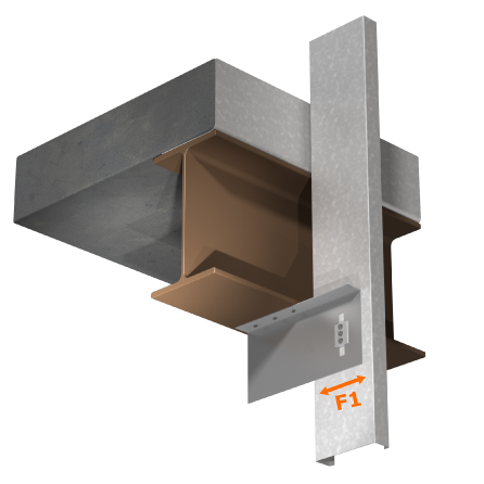 PLS3 - Bypass Slab Slide Strut - Steel Construction Systems